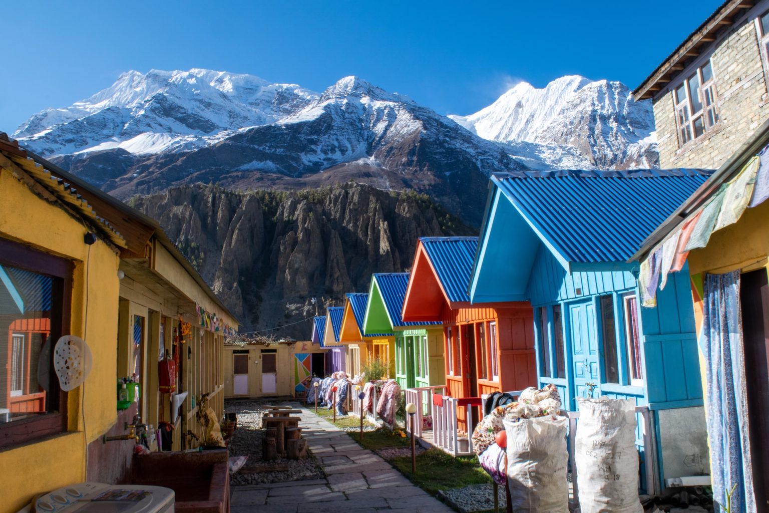 Manang, el pueblo más colorido de Nepal